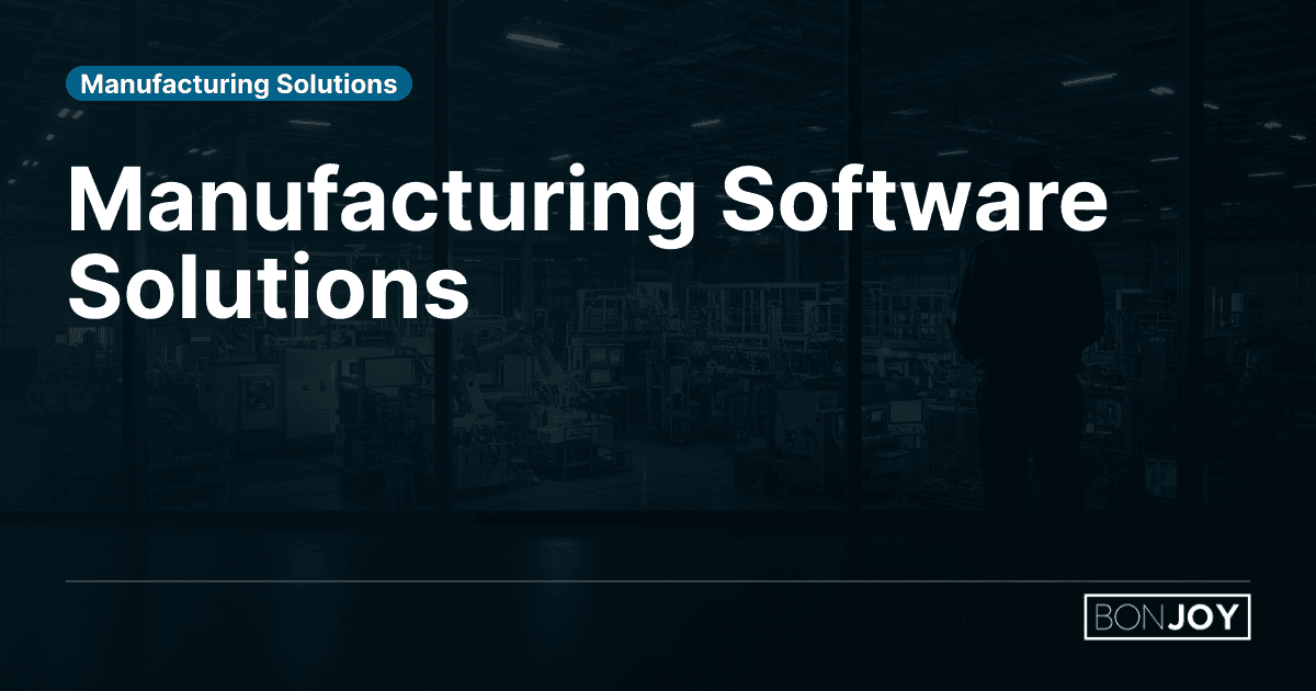 Manufacturing Software Solutions - Digital Transformation for Industry 4.0